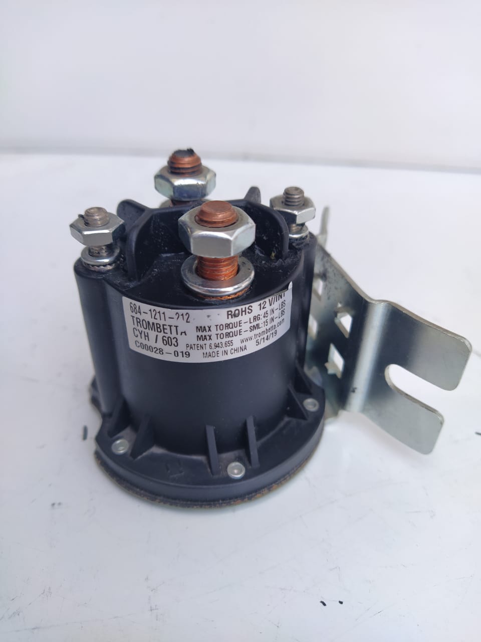 284080-01 SOLENOIDE DE ARRANQUE, 12 VOLTS CORRIENTE DIRECTA - Rampas Maxon